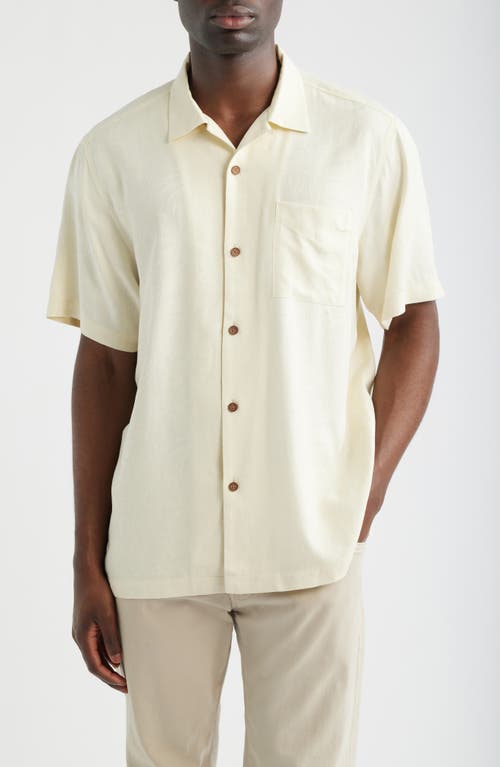 TOMMY BAHAMA blush bayou silk camp shirt